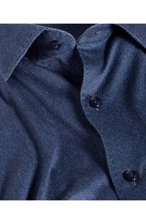 David Donahue Pima Cotton Button Up Shirt