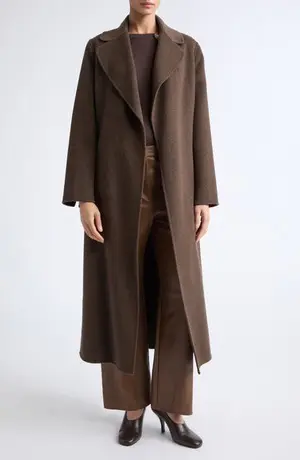 Max Mara Sospiro Straight Leg Faux Leather Pants