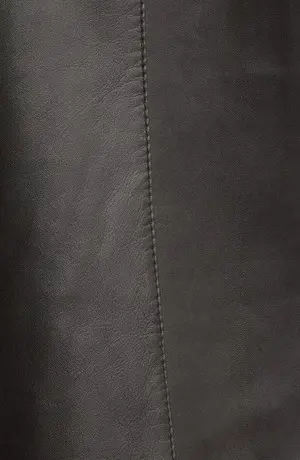 Bernardo Mixed Media Leather & Suede Shirt Jacket