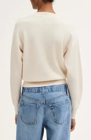 Madewell Relaxed Crewneck Wool Blend Sweater