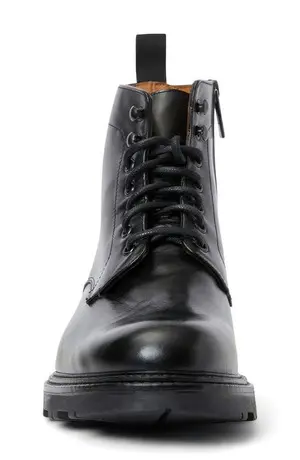 Aquatalia Agostino Waterproof Combat Boot - Black