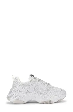 Kurt Geiger Starlight Embellished Running Sneaker - Silver