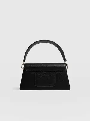 SAINT + SOFIA Lennox Half Flap Bag - Black