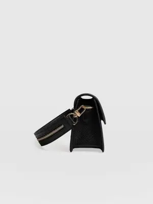 SAINT + SOFIA Lennox Half Flap Bag - Black