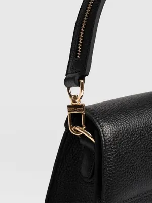 SAINT + SOFIA Lennox Half Flap Bag - Black