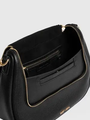 SAINT + SOFIA Marlowe Messenger Bag - Black
