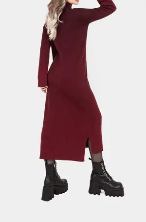 DISTURBIA Nightjar Ombre Knit Maxi Dress