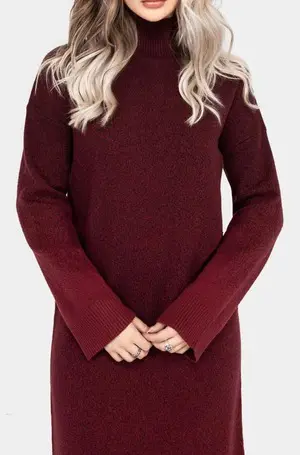 DISTURBIA Nightjar Ombre Knit Maxi Dress