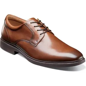 Florsheim Forecast Ii Waterproof Plain Toe Oxford - Cognac