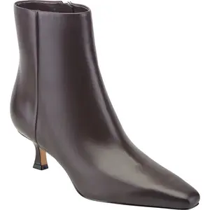 Marc Fisher Kole Leather Bootie - Dark Brown