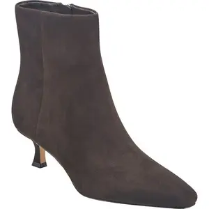 Marc Fisher Kole Leather Bootie Dark Brown/brown