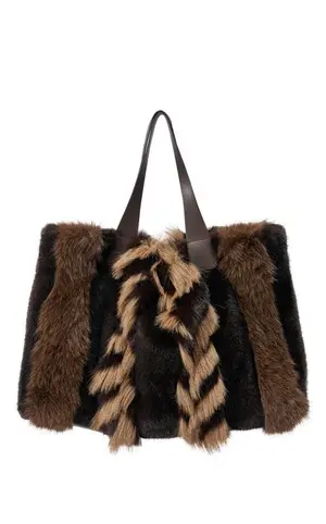 AZALEA WANG AZALEA WANG Confidante Faux Fur Handbag