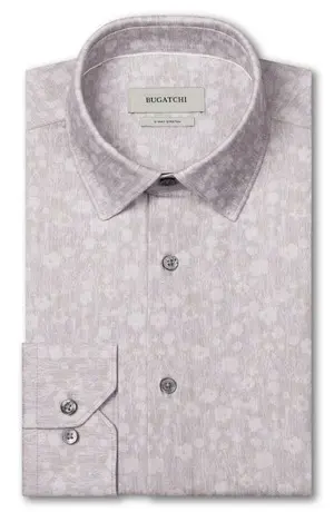 Bugatchi James Ooohcotton Long Sleeve Stretch Button Up Shirt