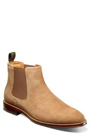 Florsheim Rucci Lug Plain Toe Chelsea Boot - Sand