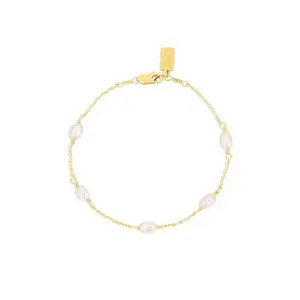 SET & STONES Madeline Pearl Bracelet - Gold