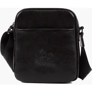 CAVALINHO Gentleman Leather Traveler Crossbody Bag 225 - Black