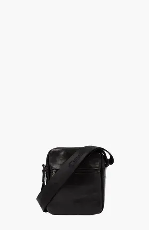CAVALINHO Gentleman Leather Traveler Crossbody Bag 225 - Black