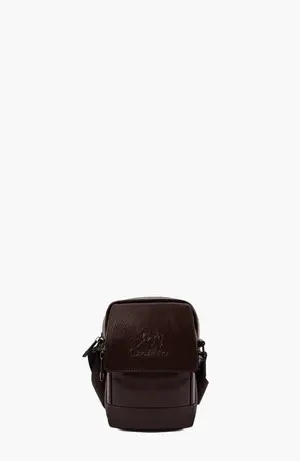 CAVALINHO Gentleman Leather Traveler Crossbody Bag 488 - Brown