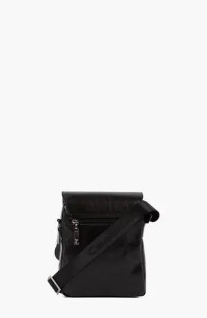 CAVALINHO Gentleman Leather Traveler Crossbody Bag 92 - Black