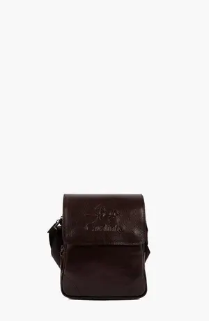 CAVALINHO Gentleman Leather Traveler Crossbody Bag 92 Brown