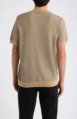 BOSS Lomare Cotton Button-up Sweater