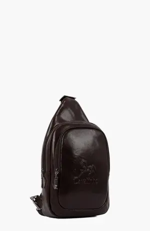 CAVALINHO Leather Sling Bag - Brown