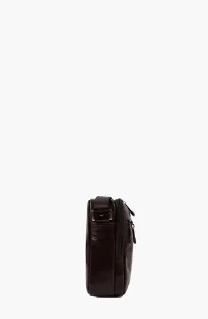 CAVALINHO Gentleman Leather Traveler Crossbody Bag 128 - Brown