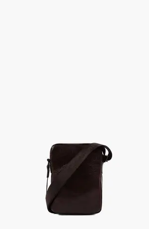 CAVALINHO Gentleman Leather Traveler Crossbody Bag 128 - Brown