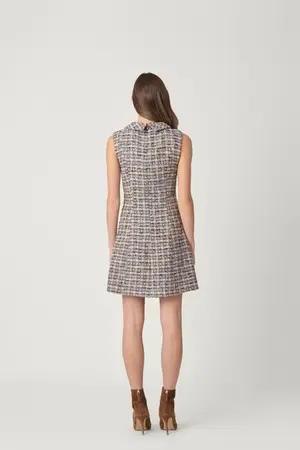 Shoshanna Shimmer Tweed Charlotte Dress