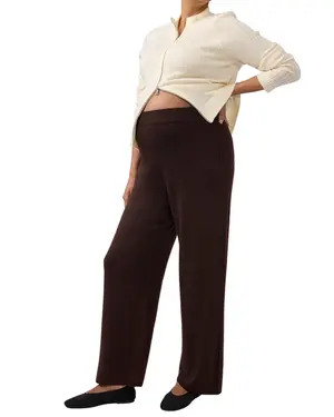 Ingrid & Isabel® Wide Leg Knit Maternity Sweater Pant