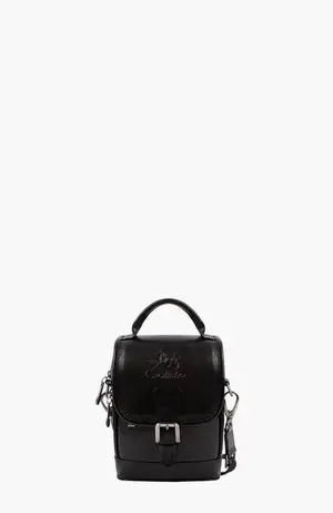 CAVALINHO Gentleman Leather Traveler Crossbody Bag 590 - Black