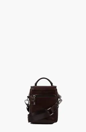 CAVALINHO Gentleman Leather Traveler Crossbody Bag 590 - Brown