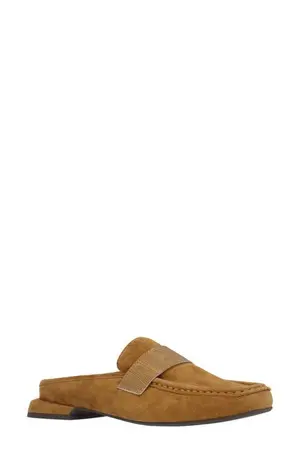 L'AMOUR DES PIEDS Tynessa Flat Mule Coffee