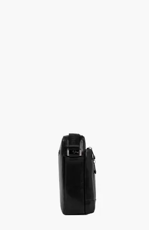 CAVALINHO Gentleman Leather Traveler Crossbody Bag 632 - Black