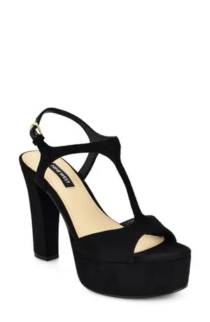 Nine West Naini Platform Sandal - Black