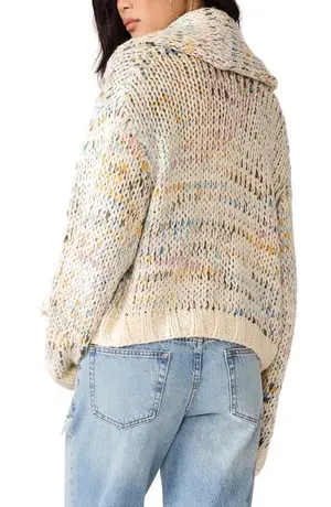 Steve Madden Enid Marled Shawl Collar Cardigan