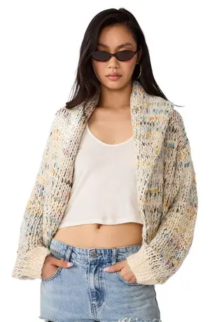 Steve Madden Enid Marled Shawl Collar Cardigan