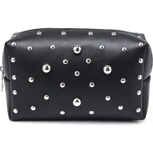 URBAN ESSENTIALS Stud Society Cosmetic & Travel Organizer Pouch - Black