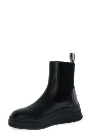 VOILE BLANCHE Flaurence Bootie Black