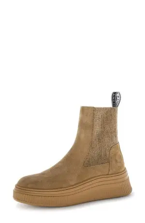 VOILE BLANCHE Flaurence" Bootie - Brown