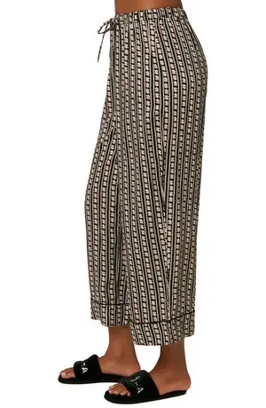 O'Neill Cosmos Tie Waist Crop Wide Leg Pants