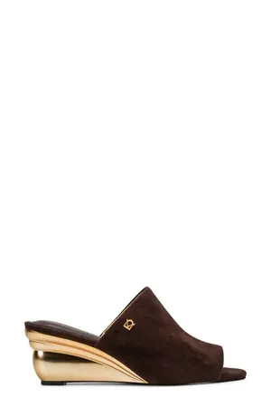 Donna Karan New York Donna Wedge Slide Sandal - Canyon Brown