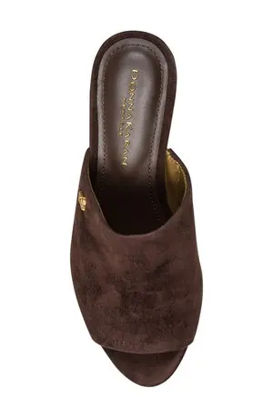 Donna Karan New York Donna Wedge Slide Sandal - Canyon Brown