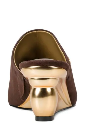 Donna Karan New York Donna Wedge Slide Sandal - Canyon Brown