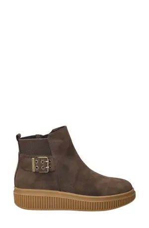 BELLA VITA Cassie Buckle Bootie - Brown