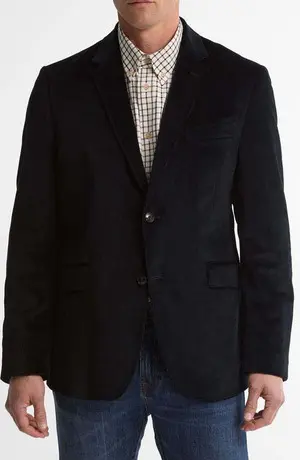 Barbour Brosnan Corduroy Sport Coat - Navy