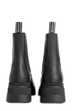 Barbour Sofie Leather Chelsea Boot - Black