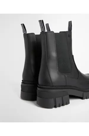 Barbour Sofie Leather Chelsea Boot - Black