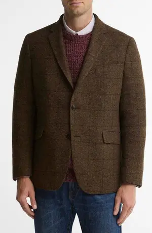 Barbour Gosforth Moons Checked Wool Sport Coat
