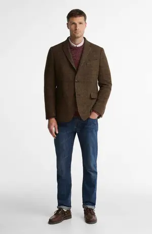 Barbour Gosforth Moons Checked Wool Sport Coat